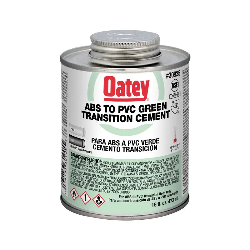 236ml ABS to PVC Transition Cement, Green – TurkstraLumberLtd