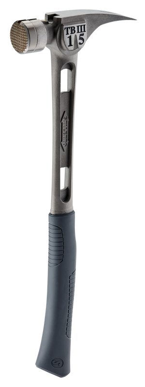 18 Full Titanium Curved Handle Milled Face 15oz TurkstraLumberLtd