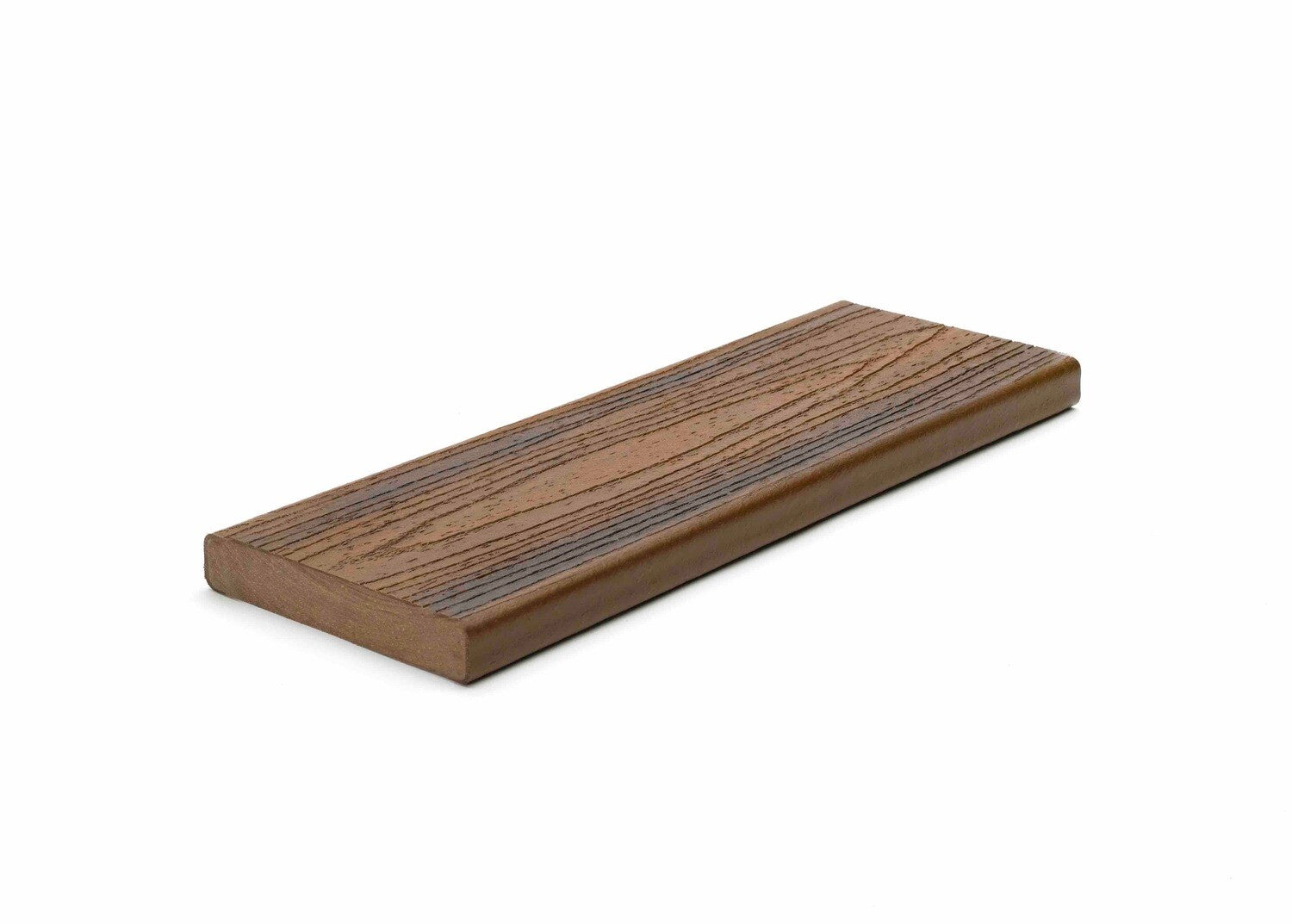1" x 6" x 20' Trex Transcend Square Edge Decking, Spiced Rum ...